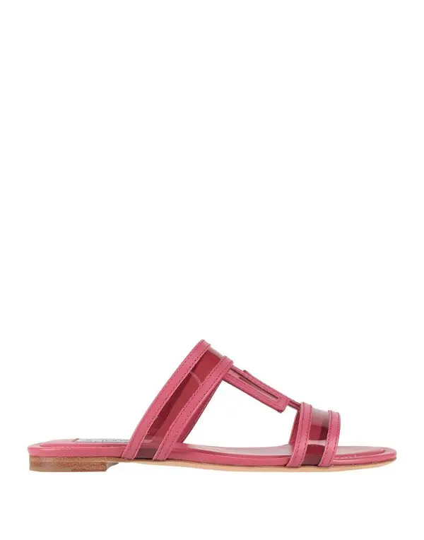 TOD'S Leather And Plastic Sandals - Red