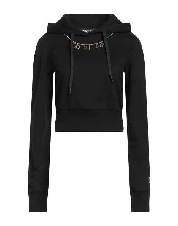 Versace Cotton Blend Sweatshirt - Black