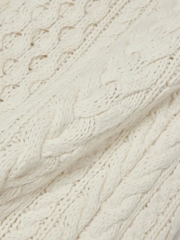 Gabriela Hearst Callum Cable-knit Cashmere Maxi Skirt