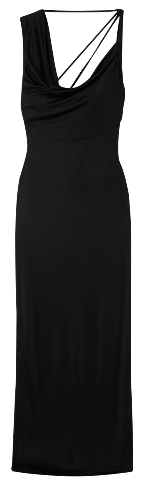 Michael Lo Sordo Twisted Draped Jersey Gown