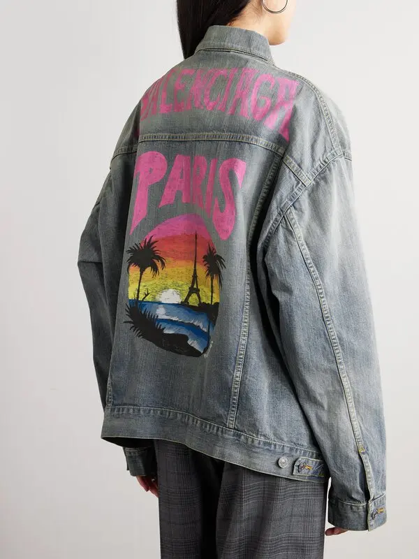 Balenciaga Oversized Denim Jacket