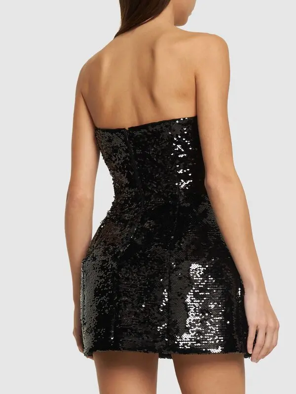 slim fit dress slacks Crystal Draped Mini Dress