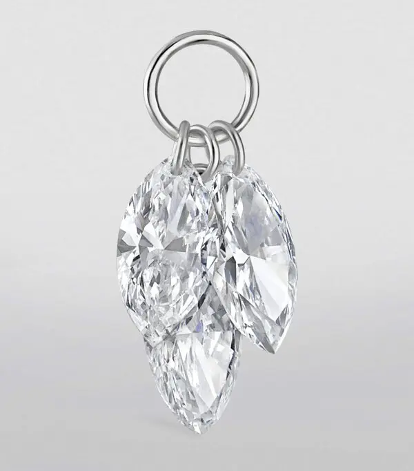 MARIA TASH Floating Diamond Plume Charm