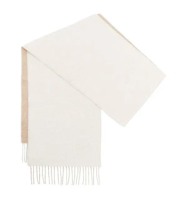 Loewe Bicolour Anagram Scarf