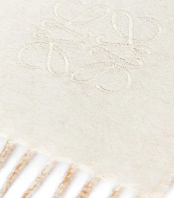 Loewe Bicolour Anagram Scarf