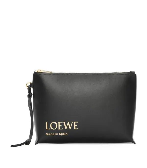 Loewe Leather Logo T Pouch