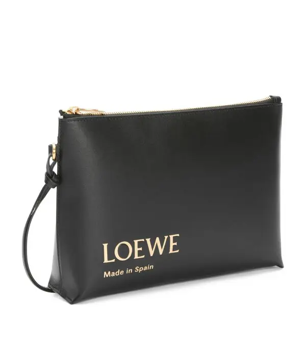 Loewe Leather Logo T Pouch
