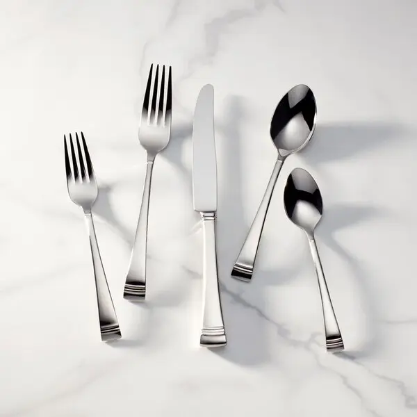LENOX Federal Platinum Frosted 20 Piece Flatware Set