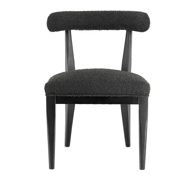 TOV FURNITURE Palla Performance Boucle Dining Chair - Black
