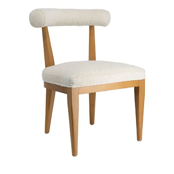 TOV FURNITURE Palla Performance Boucle Dining Chair - Cream
