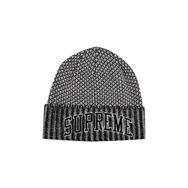 Supreme Fair Isle Beanie - Black