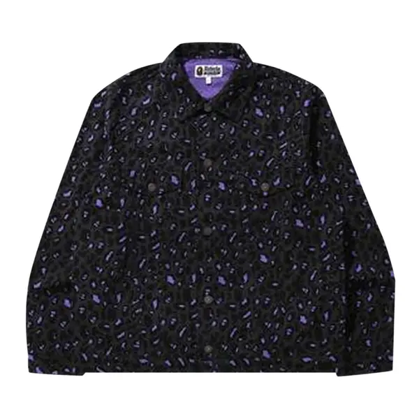 A BATHING APE Leopard Track Jacket