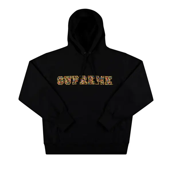 Supreme Jewels Hooded Sweatshirt - Black