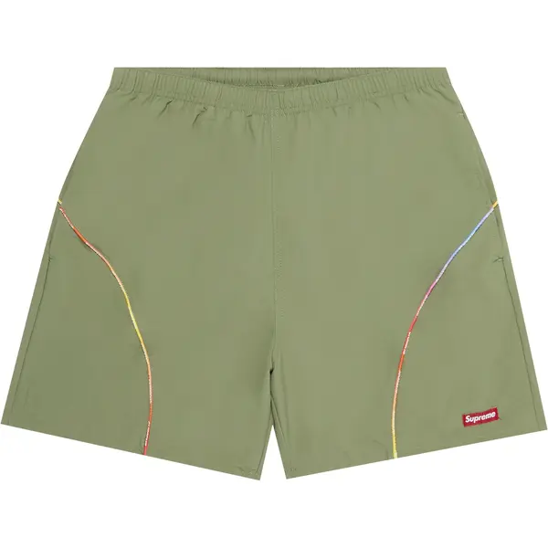 Supreme Gradient Piping Water Short - Green