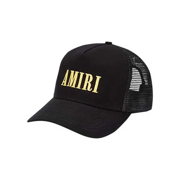 Amiri Core Logo Trucker Hat - Black