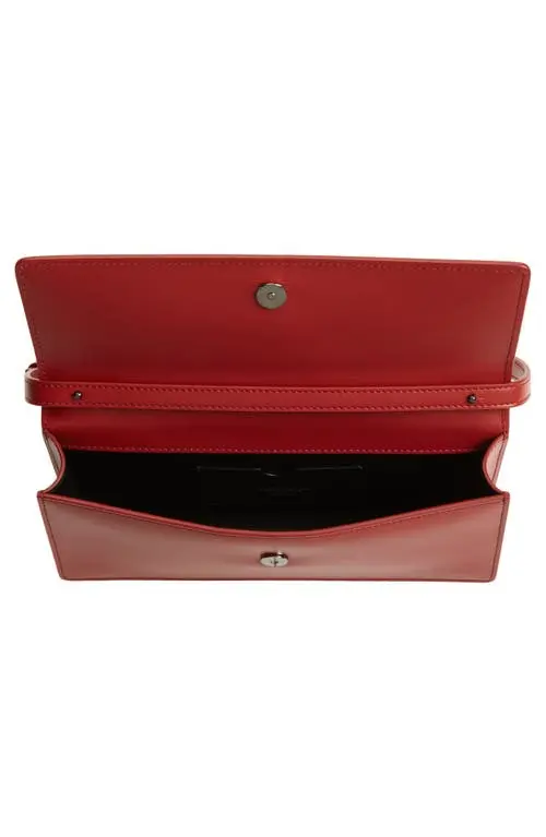 Off-White Jitney 1.0 Leather Shoulder Bag - Brick Red