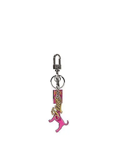Pink Keychain Charm - Pink