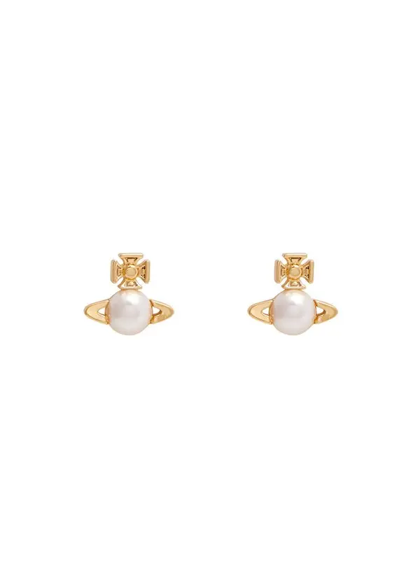 VIVIENNE WESTWOOD Balbina Orb Stud Earrings - Gold