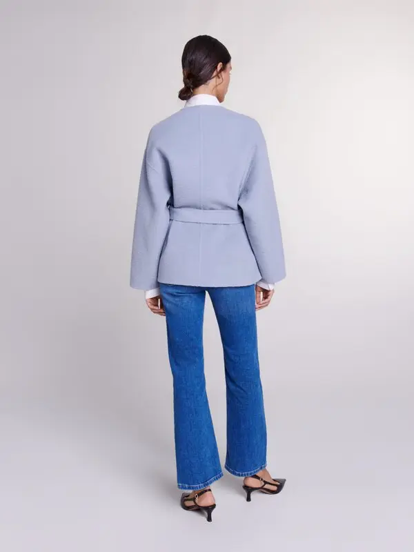 Maje Belted Short Coat