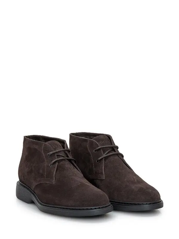 Hogan H576 Clark Laced Up In Brown - 51% Off | Editorialist display picture 2