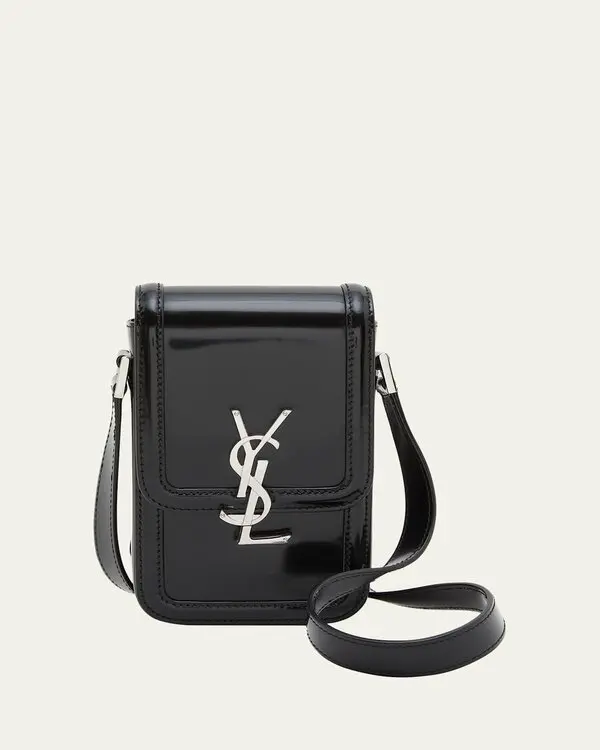 Saint Laurent Solferino Mini Crossbody Bag - Nero