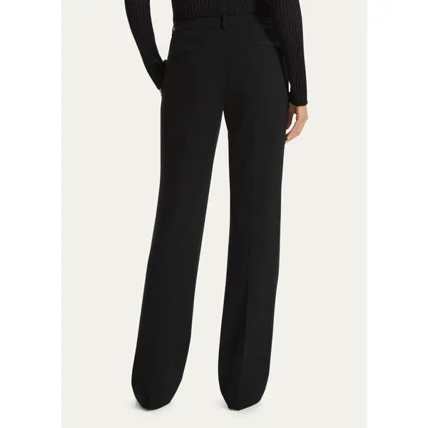 Theory Admiral Crepe Full-length Trousers - Black - 00