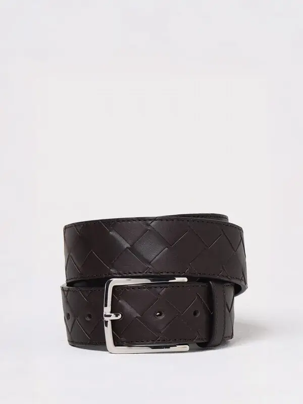Bottega Veneta Woven Belt - Brown