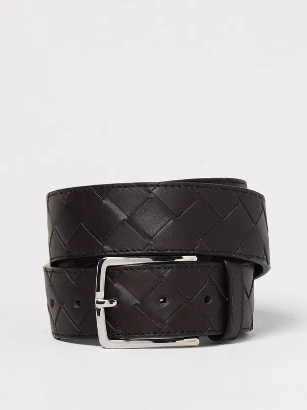 Bottega Veneta Woven Leather Belt - Brown