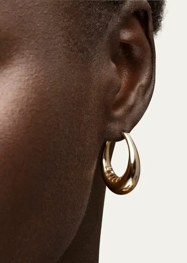 FUTURA JEWELRY Reflective Hoop Earrings