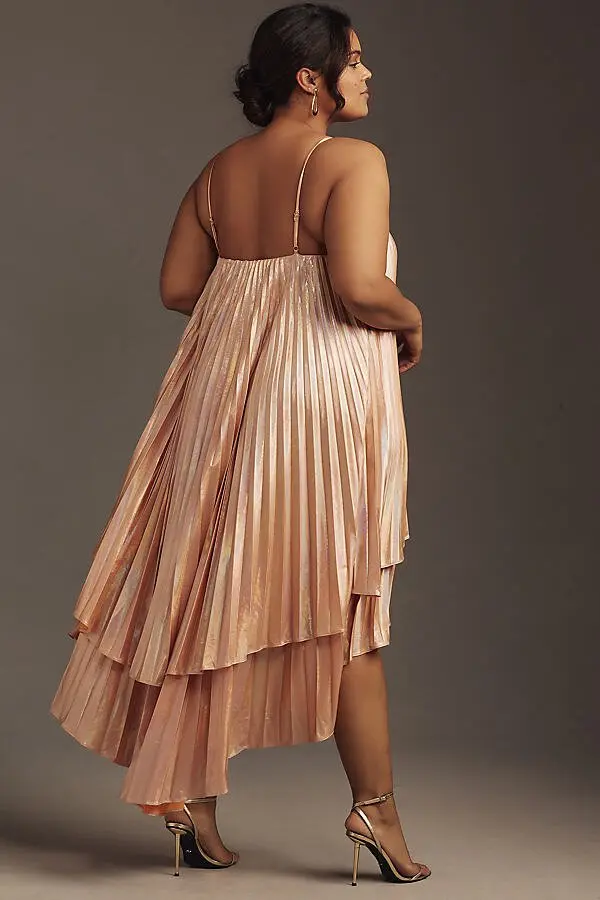 knee length dresses for ladies Darline Layered Pleated Corset Mini Dress in Black main image 1