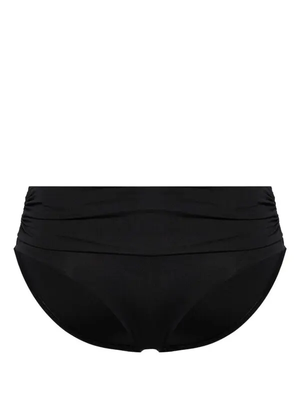 Melissa Odabash Bel Air Gathered Bikini Bottom - Black