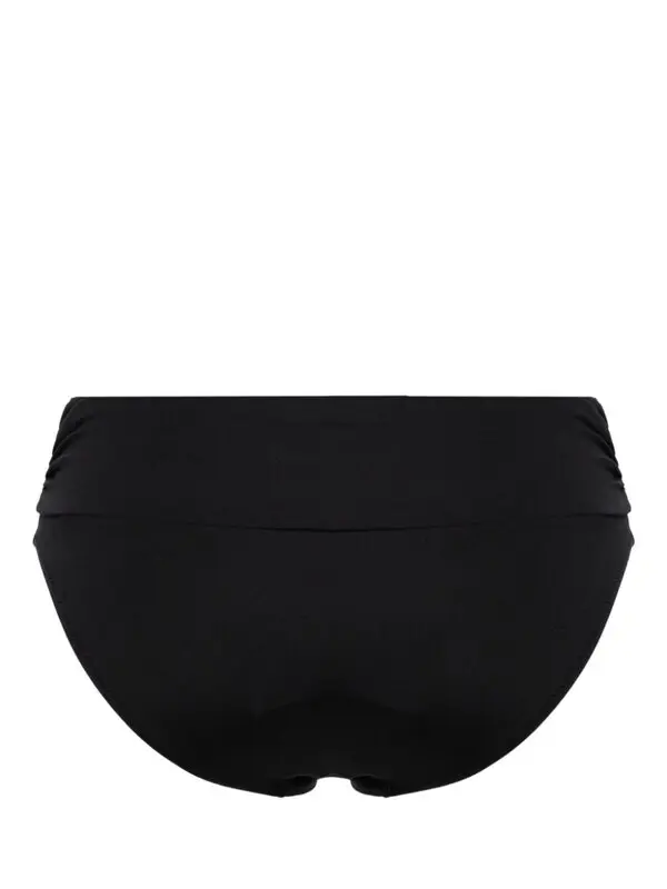 Melissa Odabash Bel Air Gathered Bikini Bottom - Black