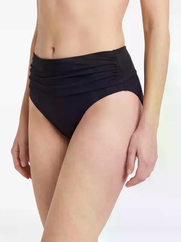 Melissa Odabash Bel Air Gathered Bikini Bottom - Black