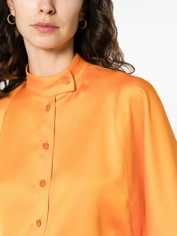 GENNY Band-collar Blouse