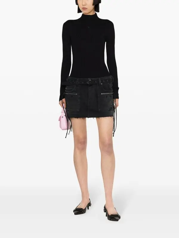 COURREGES Solar Ribbed Jumper