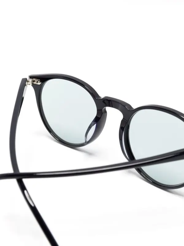 Oliver Spencer Round-frame Glasses - Black