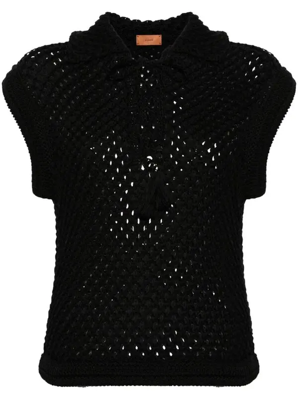 Alanui Open Knit Top