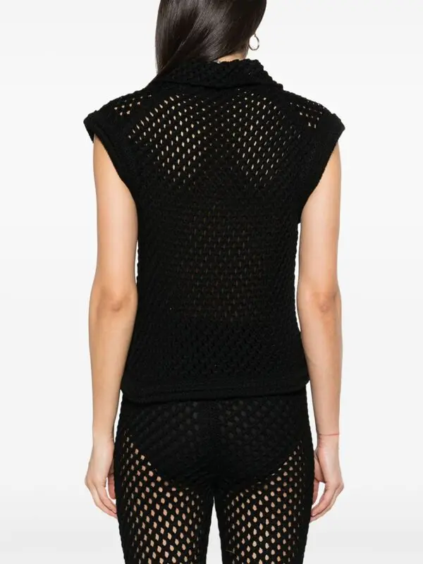 Alanui Open Knit Top