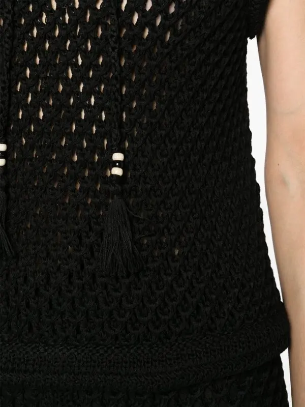 Alanui Open Knit Top