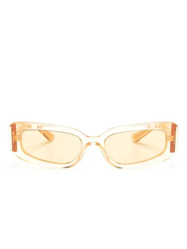 Dolce & Gabbana Rectangle-frame Sunglasses - Neutrals