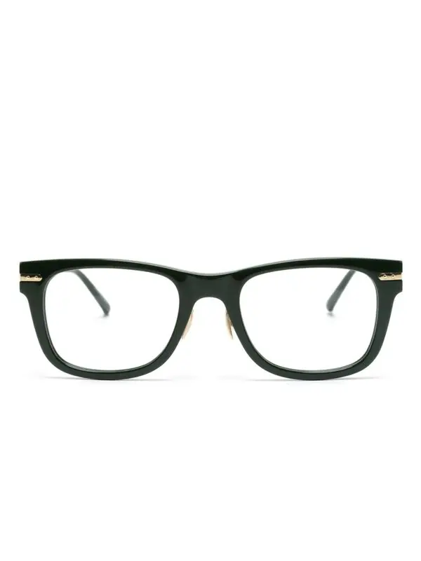 Linda Farrow Portico D-frame Glasses - Green