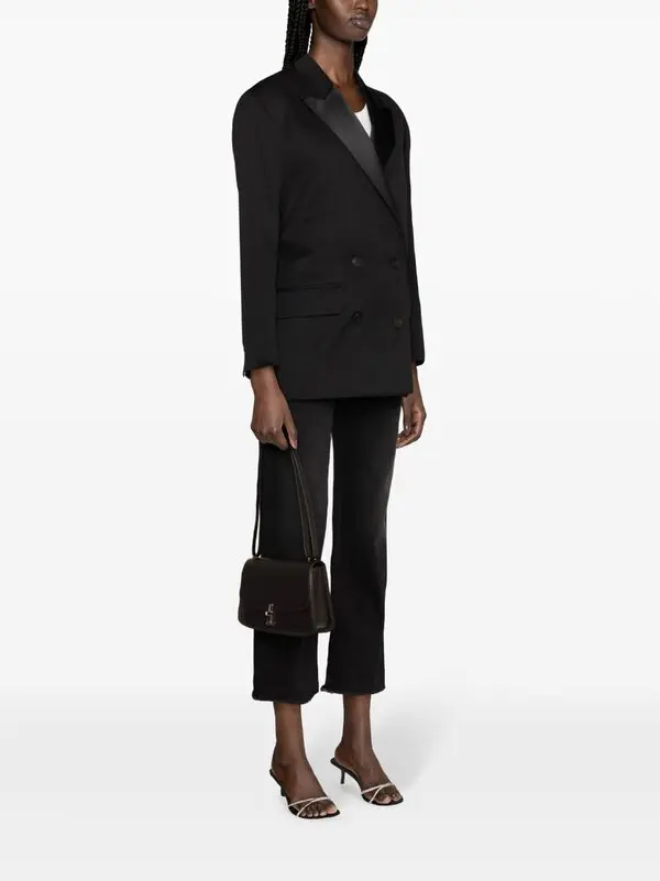 GOLDEN GOOSE Peak-lapels Double-breasted Blazer - Black