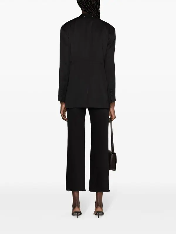 GOLDEN GOOSE Peak-lapels Double-breasted Blazer - Black