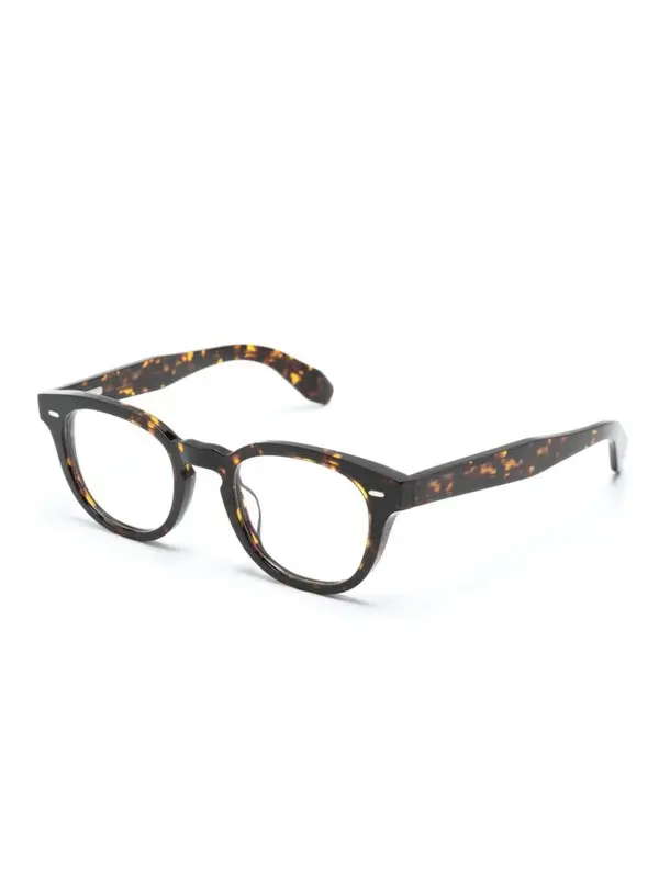 Oliver Spencer N.01 Square-frame Glasses - Brown