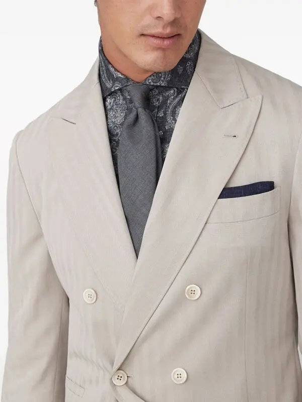 Brunello Cucinelli Virgin Wool Neck Tie