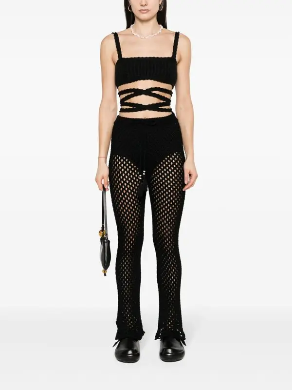 Alanui Knitted Top - Black
