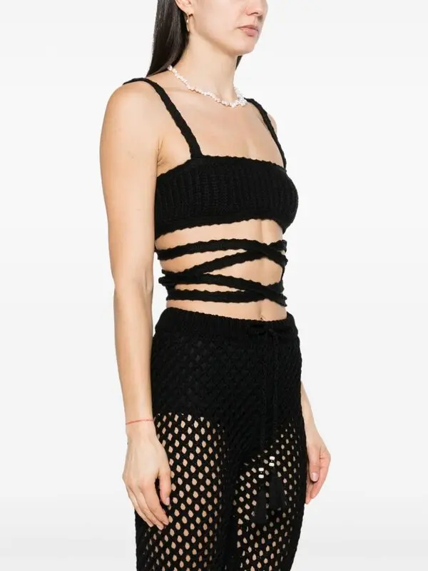 Alanui Knitted Top - Black
