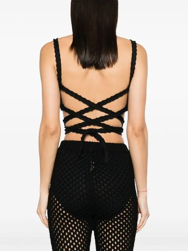 Alanui Knitted Top - Black