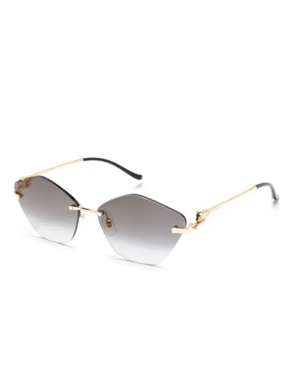 Cartier Geometric-frame Sunglasses