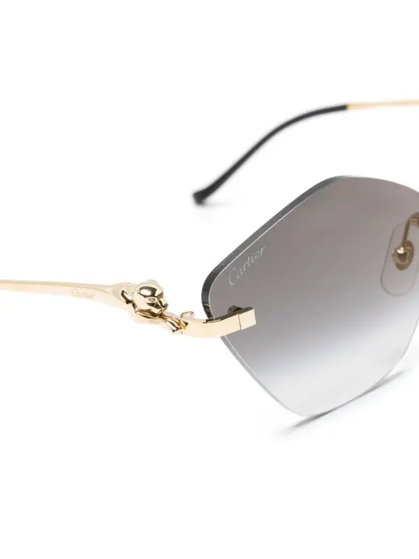 Cartier Geometric-frame Sunglasses